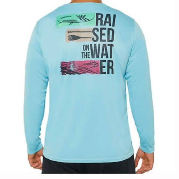 reel life | Shirts | Reel Life Mens Rashguard Defender Uv Tee Shirt Sky ...